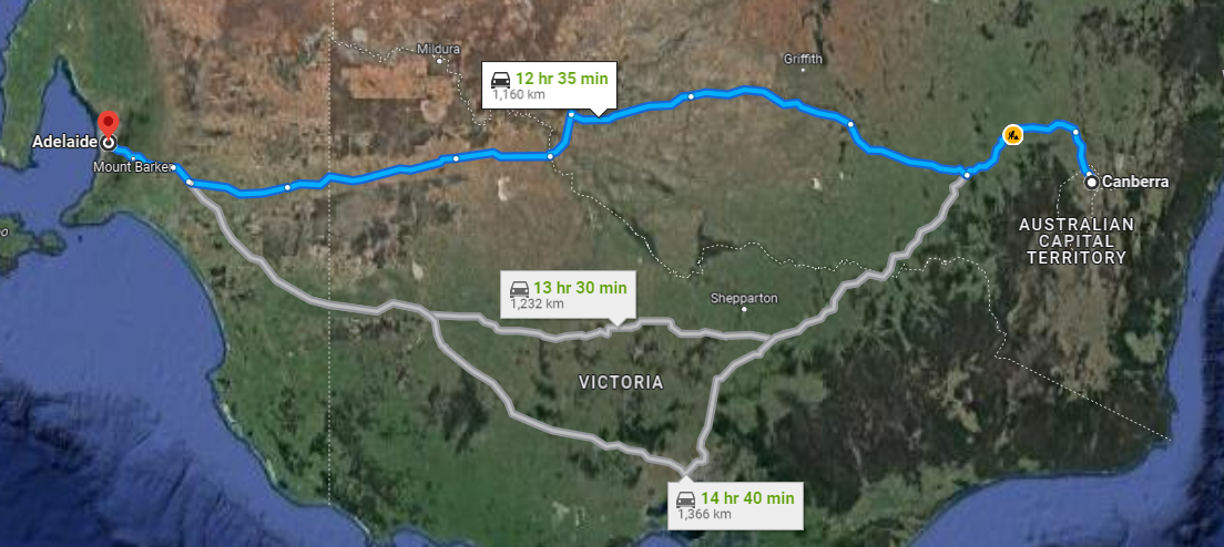 Canberra to Adelaide Backloading & Share Load Moves | Adelaide Interstate